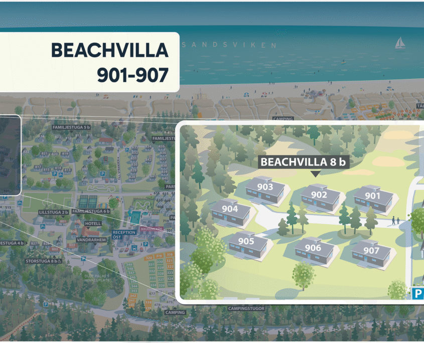 Beach Villas - Sudersand Resort - din Camping på Gotland